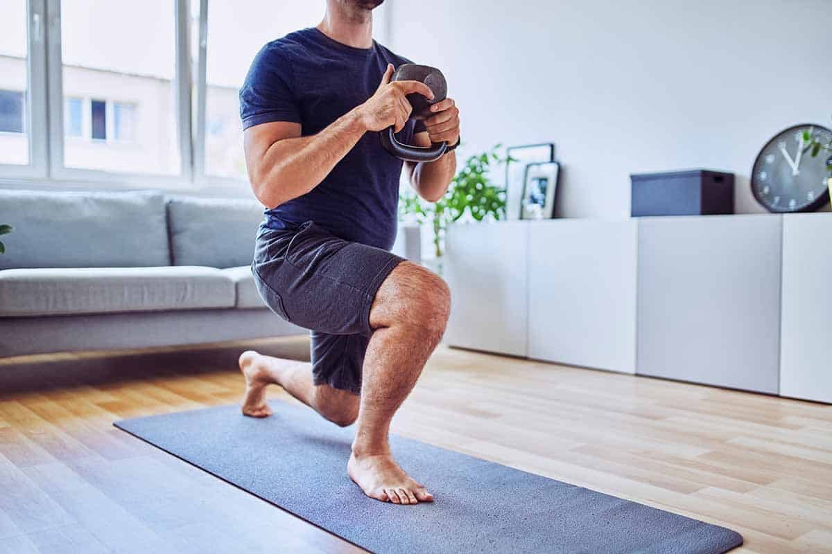 Kettlebell Lunges Benefits Mistakes And Variations Flex Ai